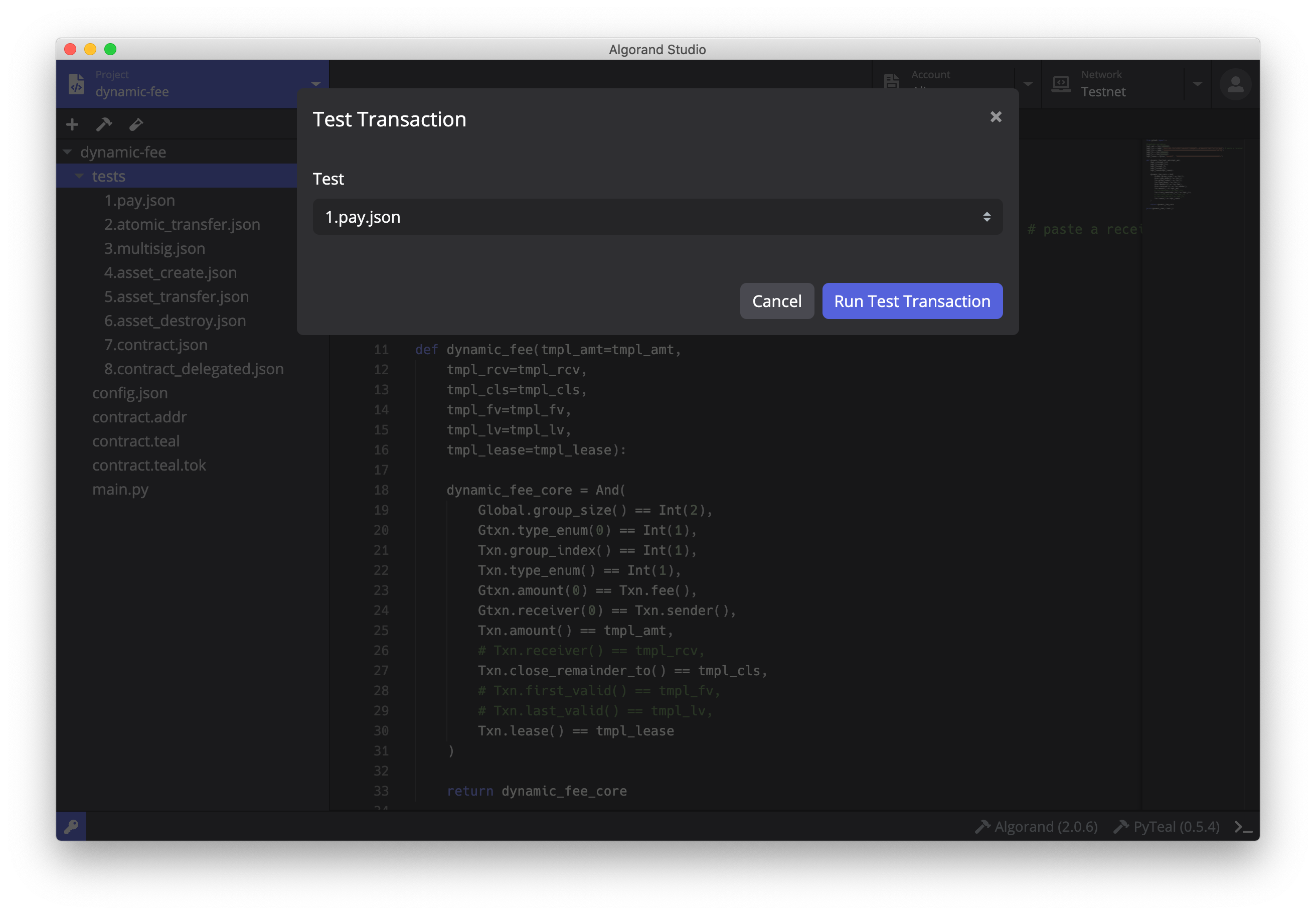 Algorand Studio | Tutorial 1: Basic Features | Algorand Developer Portal