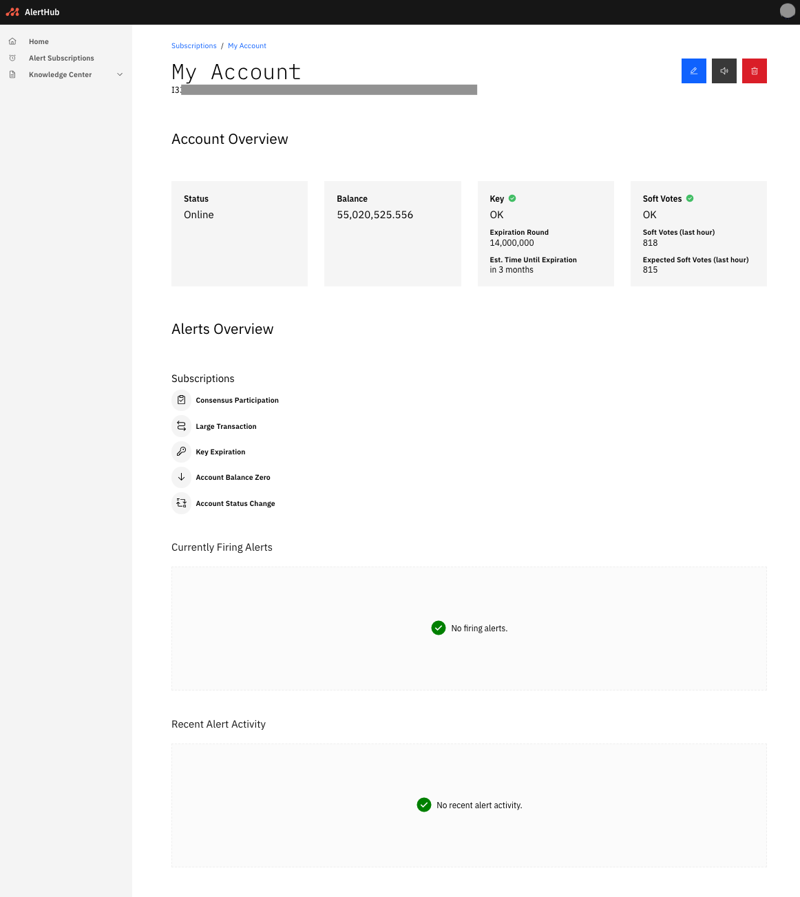 Monitoring Account Activity with AlertHub | Algorand Developer Portal