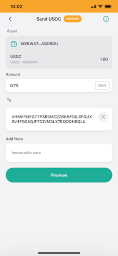 Payment Prompts with Algorand Mobile Wallet | Algorand Developer Portal