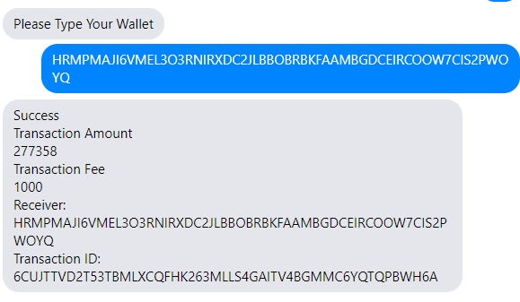 Track your ALGO balance on Facebook using Manychat | Algorand Developer ...
