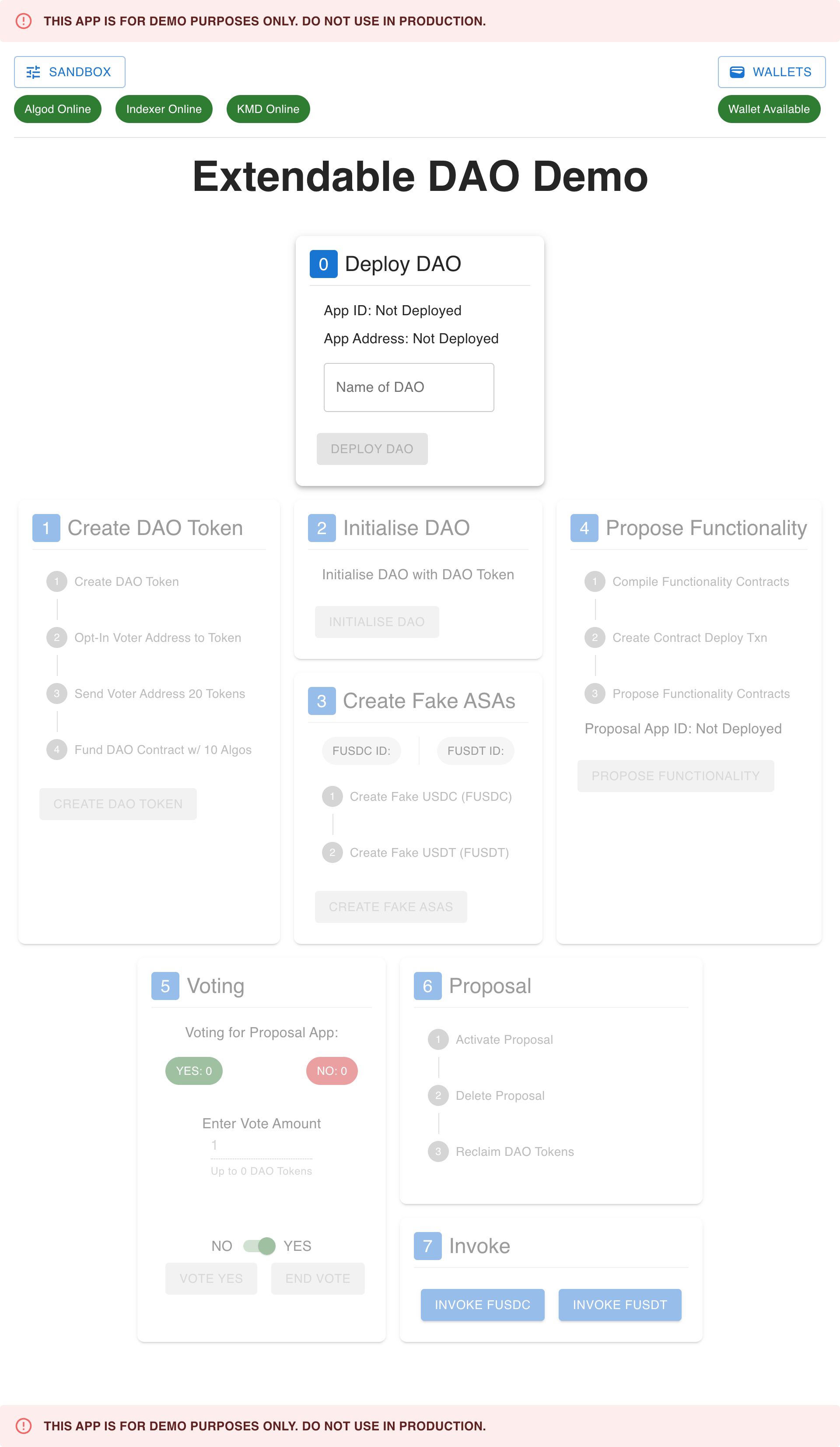 How does an Extendable DAO work? | Algorand Developer Portal