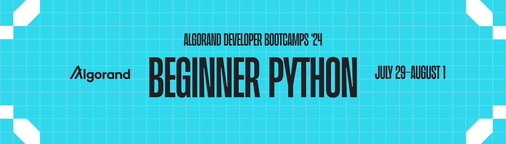 Beginner Bootcamp: Python | Algorand Developer Portal